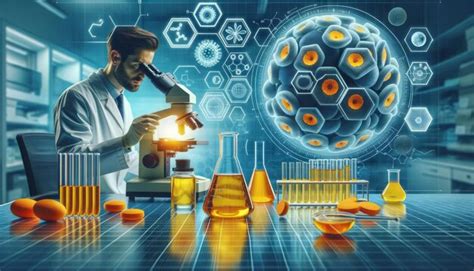 Premium Ai Image Vitamin C Lab Research