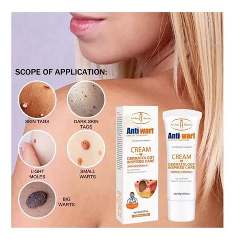 Crema Removedora Elimina Quita Verrugas Lunares Naturalmente Cuotas