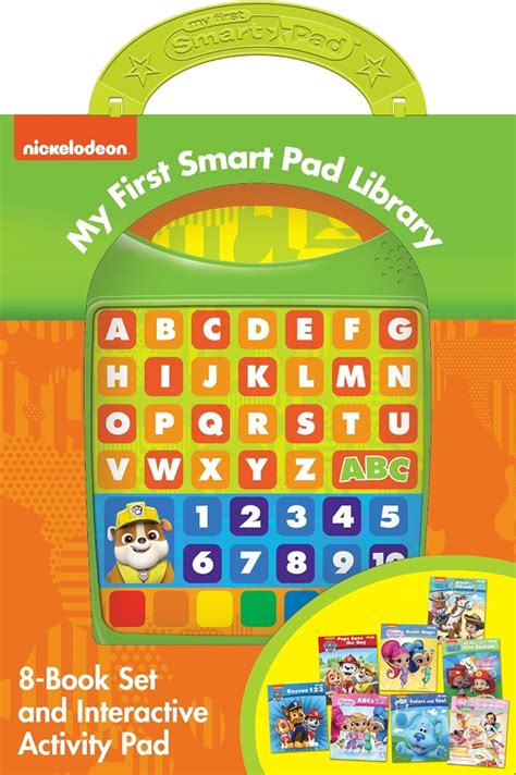 Nickelodeon My First Smart Pad Library 8 Book Set And Interactive