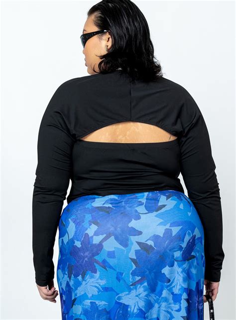 Deandra Top Black Curve Princess Polly Au