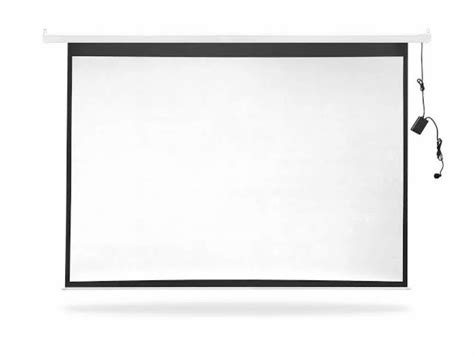 White 6ft X 4ft Motorised Projection Screen For Office At ₹ 7550 In Jaipur