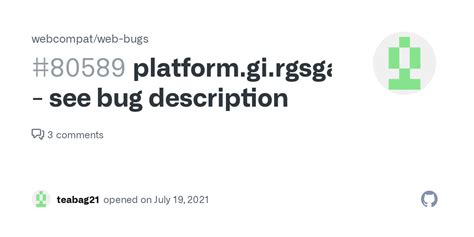 Platform Gi Rgsgames See Bug Description Issue Webcompat Web Bugs GitHub