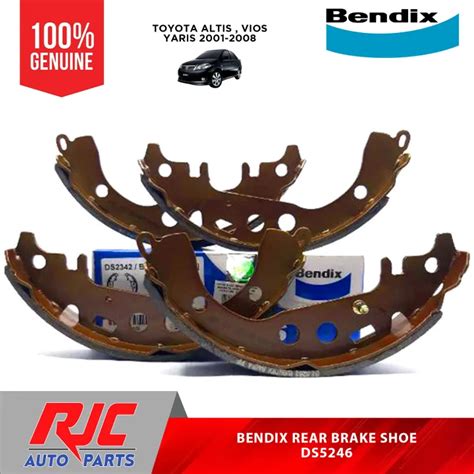 Bendix DS Brake Shoe Toyota Vios Altis Yaris Set Lazada PH