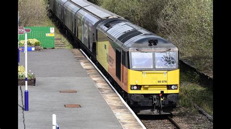Gbrf Class 60 And 66 Nos 60076 Tnt 66725 On 6m51 Doncaster Dd