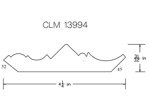 Clm 13994 Classic Mouldings Inc