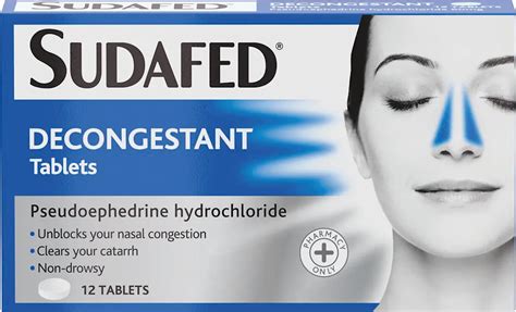 Sudafed® Decongestant Tablets For Blocked Nose Sudafed®