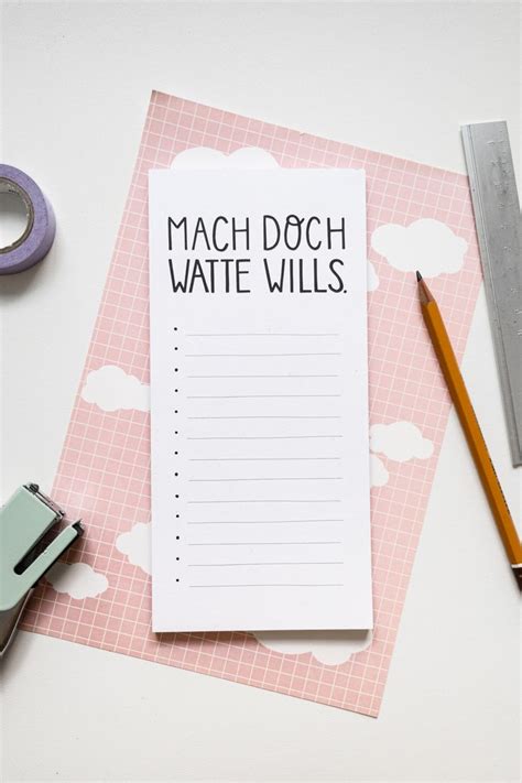 To Do Liste Notizblock