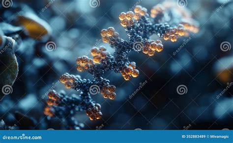 Exploring The Complexity Of Molecular Structures In Biology Stock Image Image Of Cellular