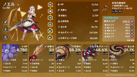 SнυccÅcσм On Twitter Rt Aki1108doctor 原神 原神ビルド ノエル Noelle こんな