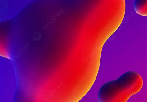 Fluid Design Liquid Blobs With Vibrant Intense Colors Flying Over Abstract Background Shape