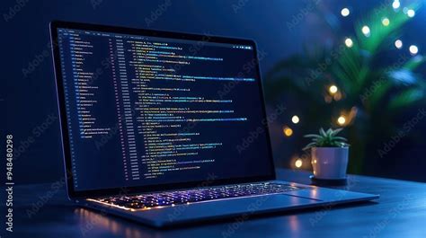 A Code Editor Displaying A Beautifully Organized And Color Coded Html