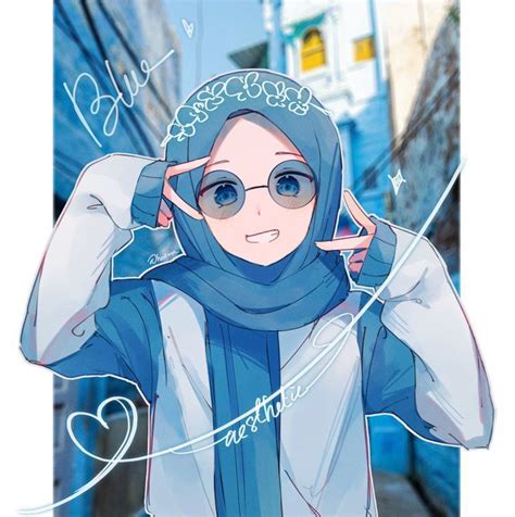 Pin On Anime Hijab