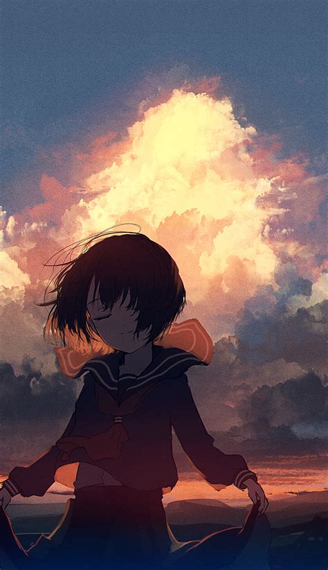 Safebooru 1girl Absurdres Black Hair Black Sailor Collar Black