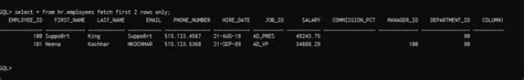 Oracle Database SQL Plus Usability Stack Overflow