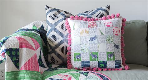 Patchwork Pillow Tutorial WeAllSew