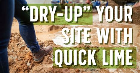 If Your Construction Site Is Bogged Down By The Mud That Comes With Spring Thaws And A Little