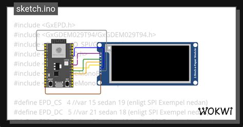Epaper Esp32 C3 2 Wokwi Esp32 Stm32 Arduino Simulator