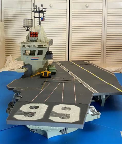 Gi Joe Hasbro Aircraft Carrier 1985 Uss Flagg Nearly Complete 2899