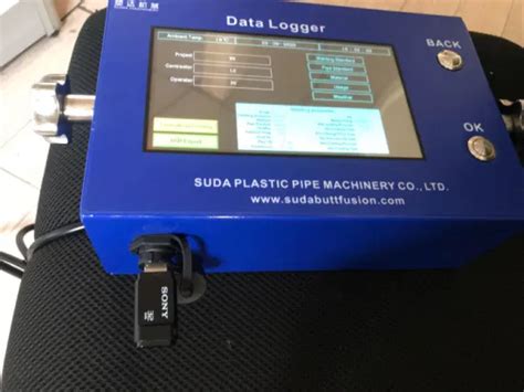 Data Loggerpressure And Temperature Recording Machinbutt Fusion