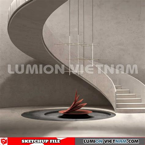 221912 Classic Ceiling Light Sketchup Models