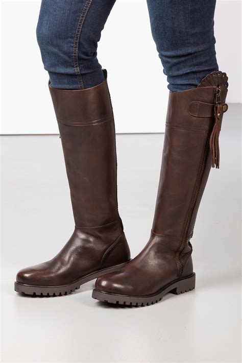 Ladies Tall Leather Country Boots UK | Knee High Boots | Rydale