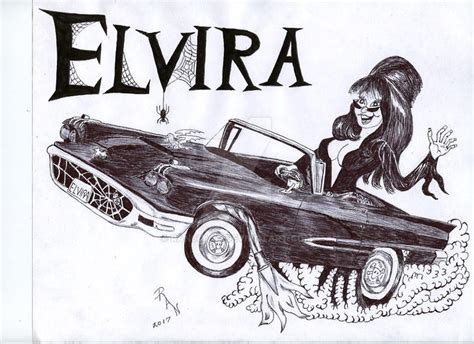 Elvira Cartoon By Ran66art On Deviantart
