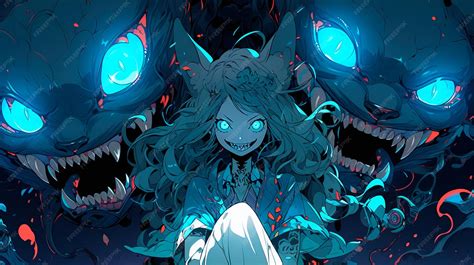 Anime Alice In Wonderland Cat