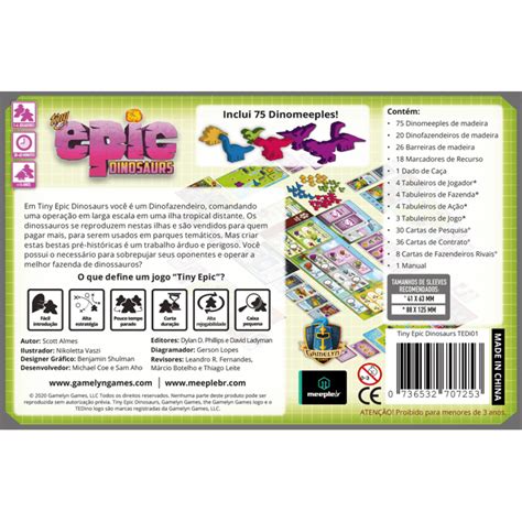 Tiny Epic Dinosaurs Meeplebr