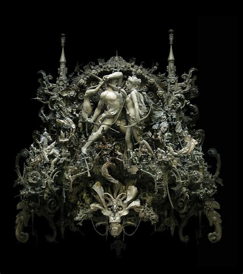 Hercules Vs Diana Kris Kuksi Sculpture Sculpture Art Art