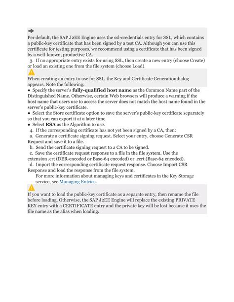 Steps For Csr Generation Sap Netweaver Docx