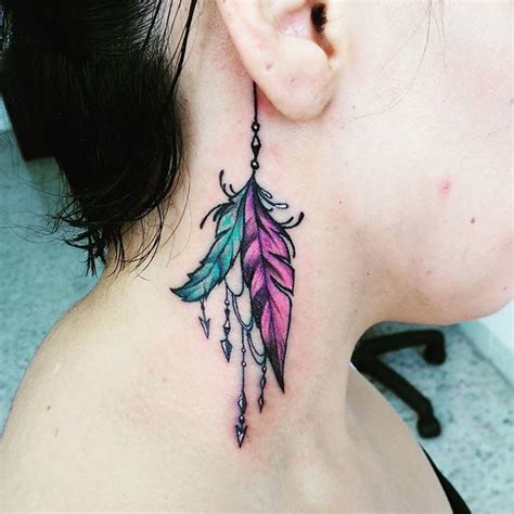Flowers Behind Ear Tattoo Best Tattoo Ideas Gallery