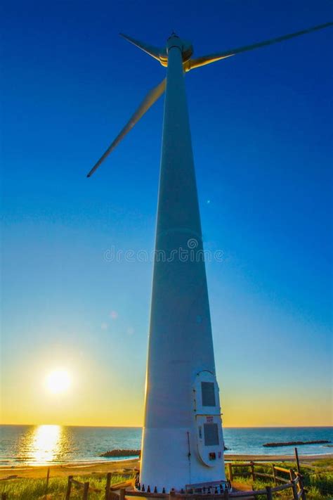 Rural Landscape With Wind Power Stock Image Image Of Feather Plant