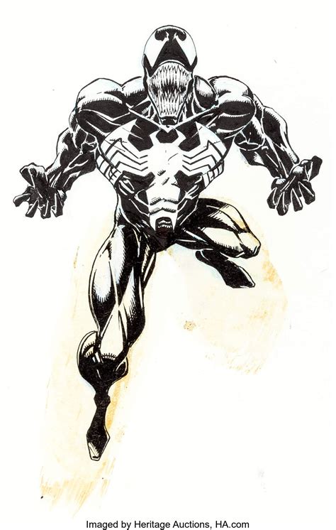 Mark Bagley Venom Illustration Original Art Undated Lot