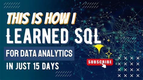 This Is How I Learnt Sql For Data Analytics In Just 15 Days For Free