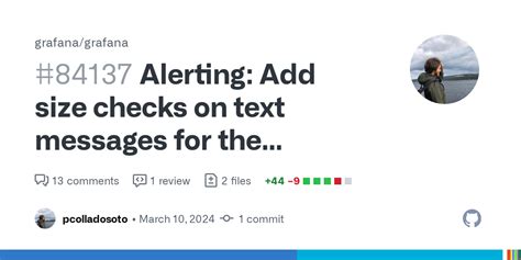 Alerting Add Size Checks On Text Messages For The Telegram Notifier By