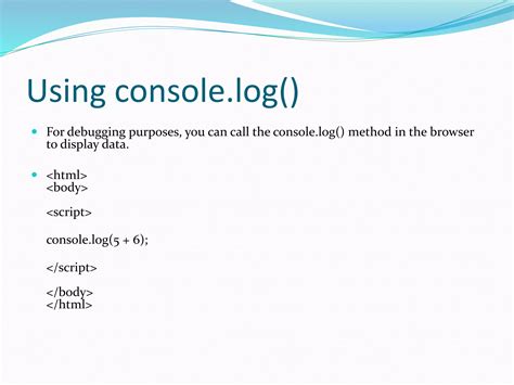 Screen Output And Keyboard Input In Js Ppt