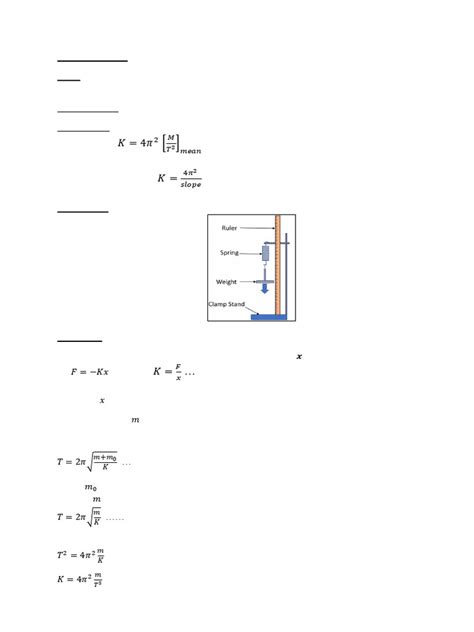 exp no 6 helical spring pdf force oscillation