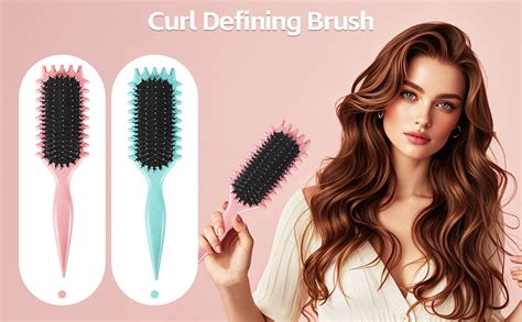 Amazon Com Curl Defining Brush Styling Brushes Premium Nylon Curly Hair Brush Perfect For