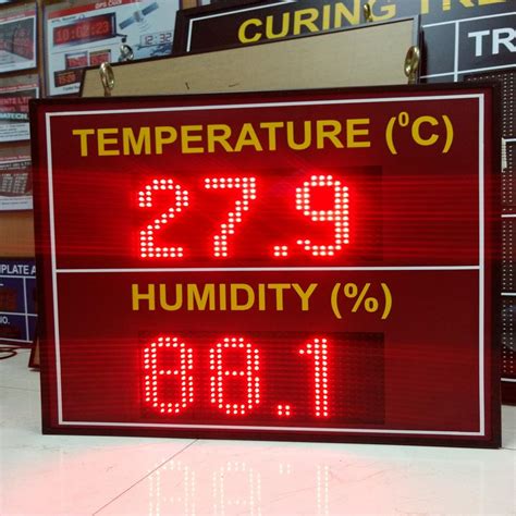 Led Industrial Temperature Humidity Display At INR In Chennai Kamal Co