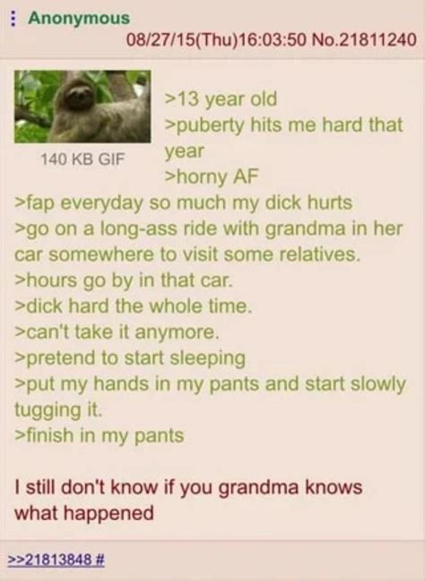 Anon Is Horny Rgreentext