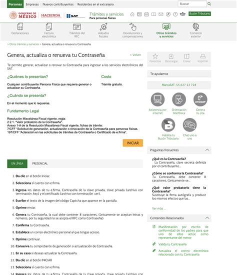 Cómo Recuperar Mi Contraseña Del Sat Factoro