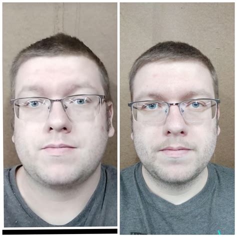 The Face Gains Are Legit 2 Months Apart 186 With 3 Day A Week Cardio