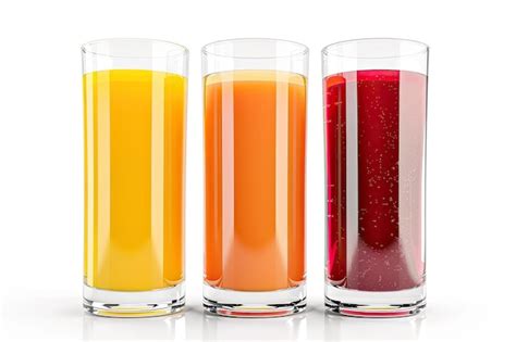 Juice Glasses Isolated Background Images Free Download On Freepik