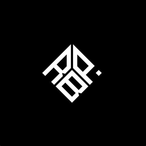 Rbp Letter Logo Design On Black Background Rbp Creative Initials