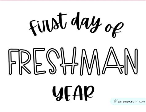 Freshman Sign