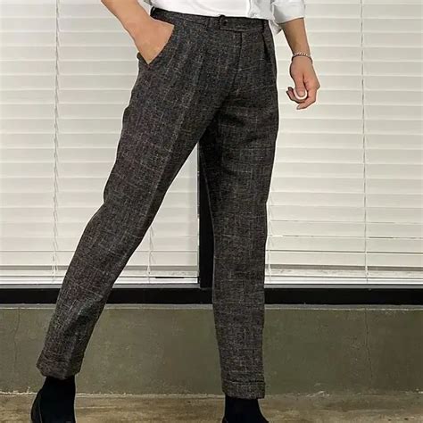 Slacks 남자슬랙스 남자가을바지 남자체크바지 카브라슬랙스 Sml사이즈 On Bunjang With Safe Global Shipping