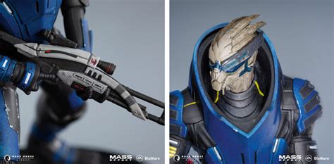 Figurine Pvc De Garrus Vakarian Dans Mass Effect
