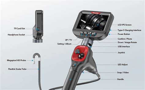 Ralcam 360 Degree Articulating Joystick Engine Cylinder With 43inch
