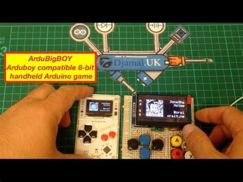 ArduBigBOY Arduboy Compatible 8 Bit Handheld Arduino Game Platform
