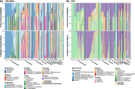 Taxa Proportions In Individual Fecal Samples Of Shorebirds Detected